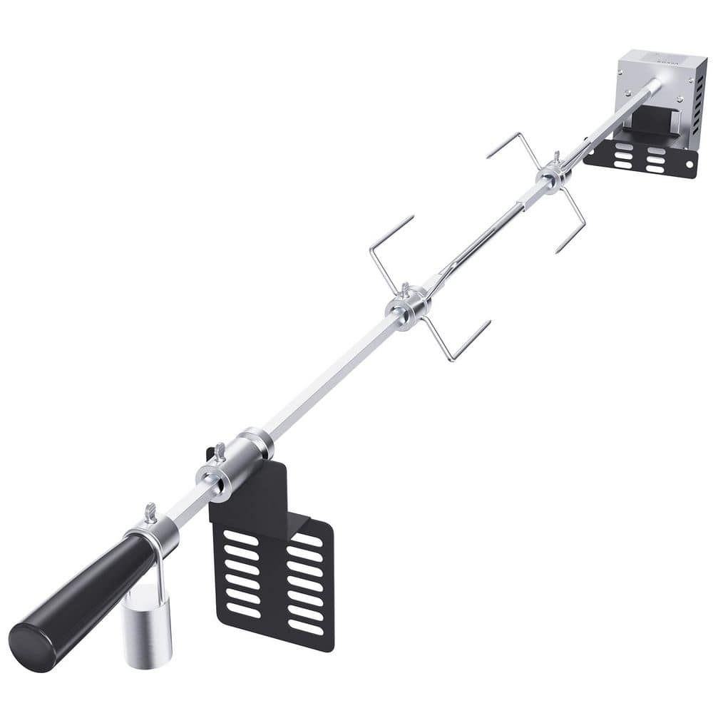 SKYSHALO Universal Grill Rotisserie Kit for Grills, Electric BBQ Grill ...