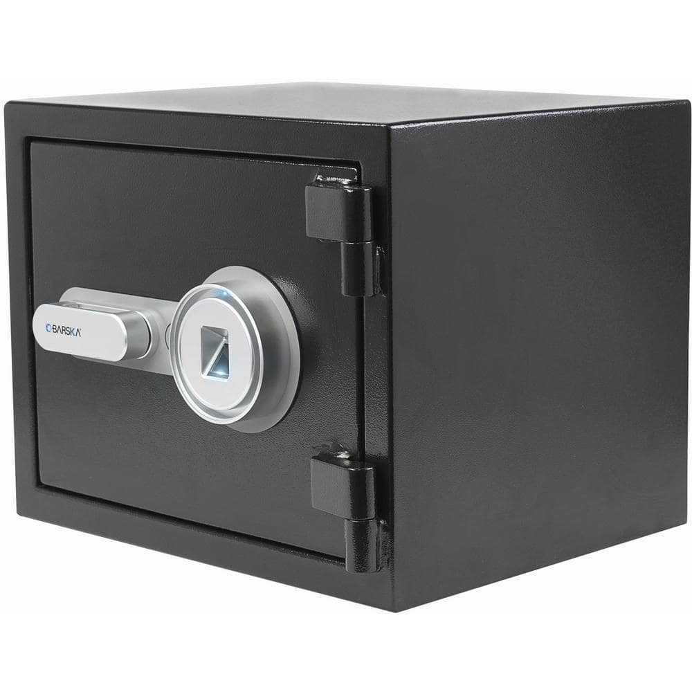 BARSKA Biometric Fireproof Security Safe 0.75 cu. ft., Black AX13498 ...