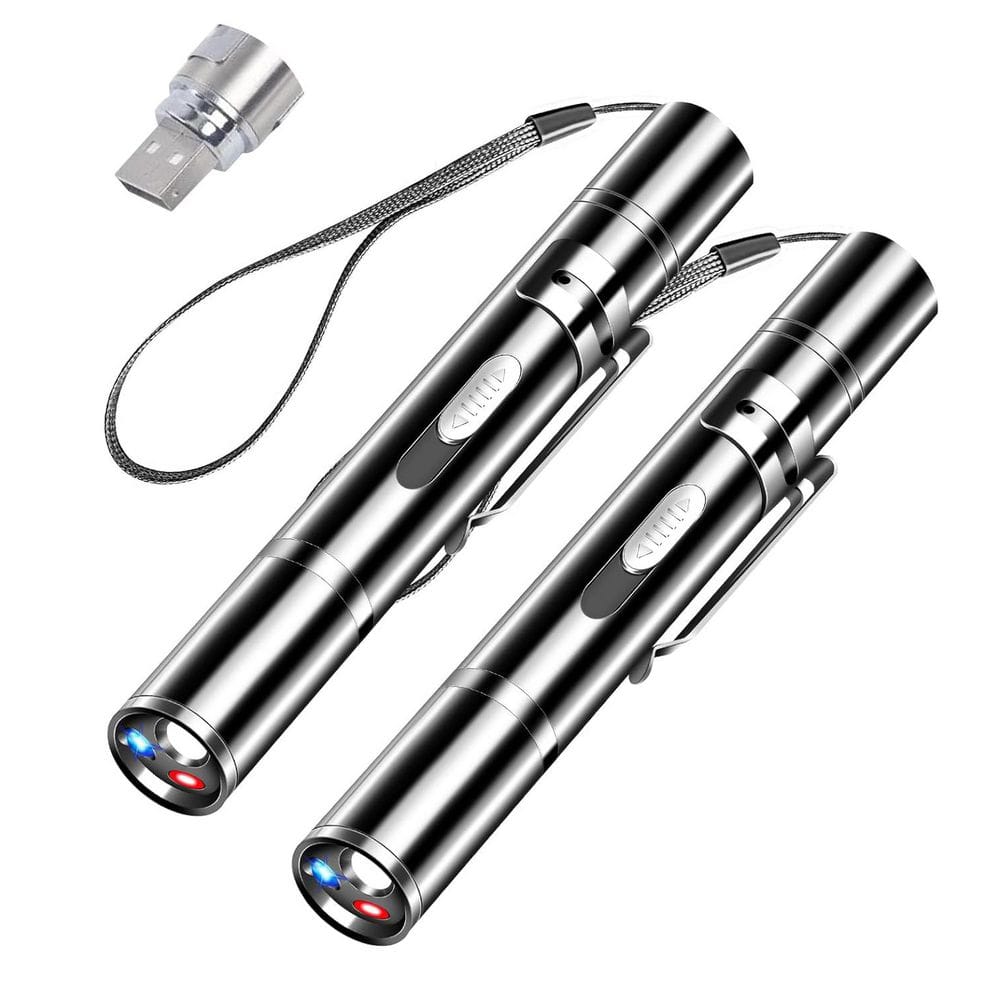 Lukyamzn Cat Laser Pointer Toy with 3 Modes, 5 Patterns, USB ...