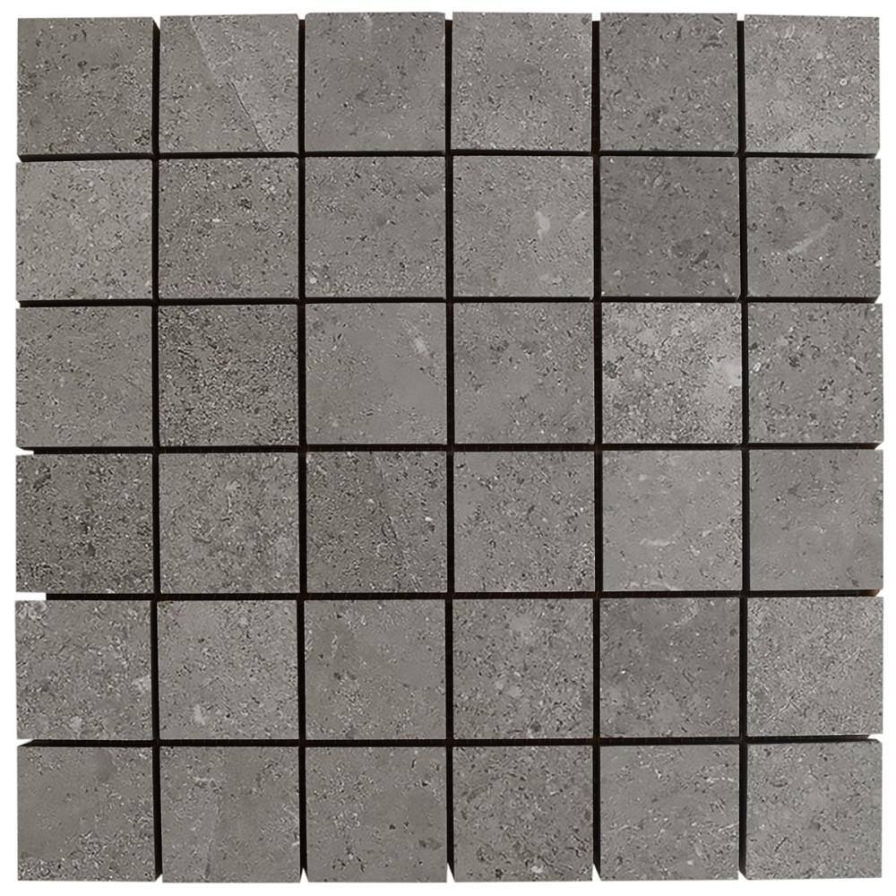 Ivy Hill Tile Iris Fossil 4 in. x 0.41 in. Matte Porcelain Floor and ...