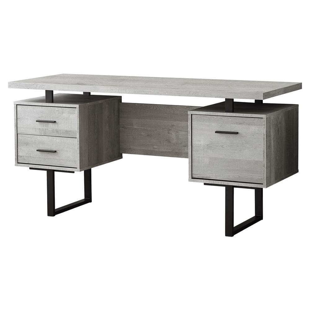 Grey Computer Desk HD7417 - The Home Depot