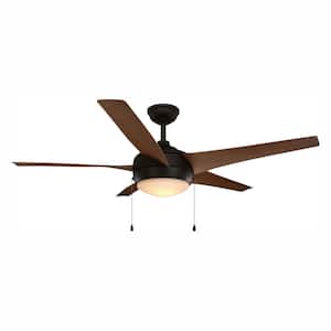 Home Decorators Collection Windward IV 52 in. Indoor LED Oil Rubbed ...