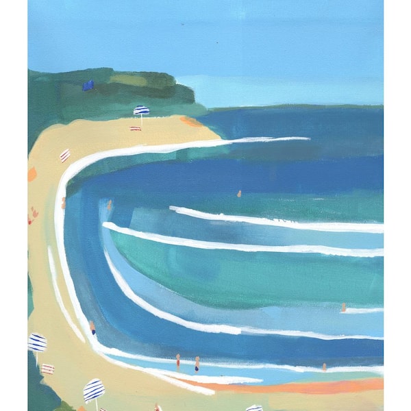 Melissa Van Hise Beach Perspective II by Kate Mancini Unframed Canvas ...