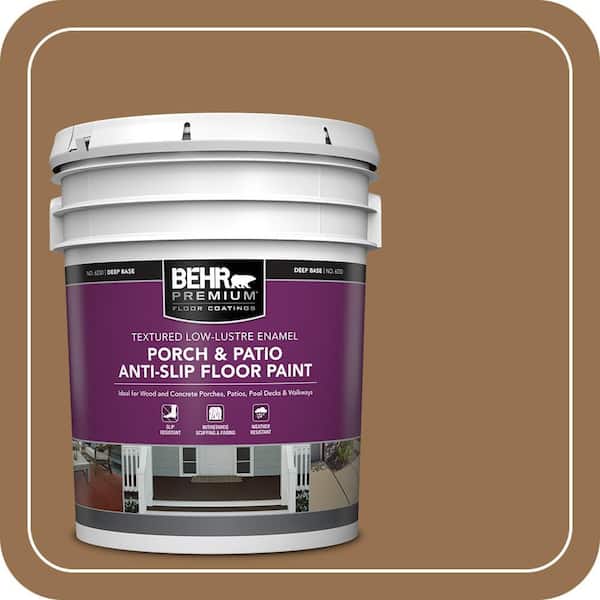 BEHR PREMIUM 5 gal. #S280-7 Roasted Squash Textured Low-Lustre Enamel ...