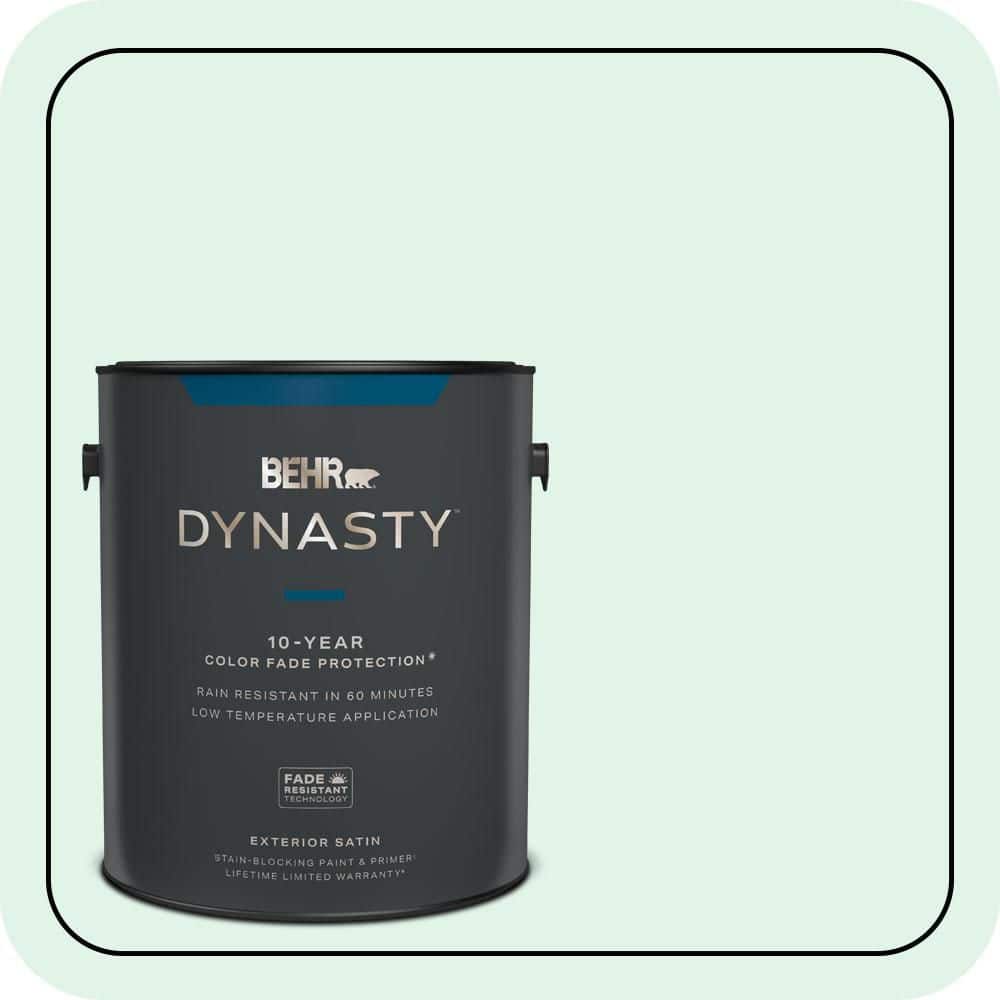 BEHR DYNASTY 1 gal. #470A-1 Window Pane Satin Enamel Exterior Stain ...