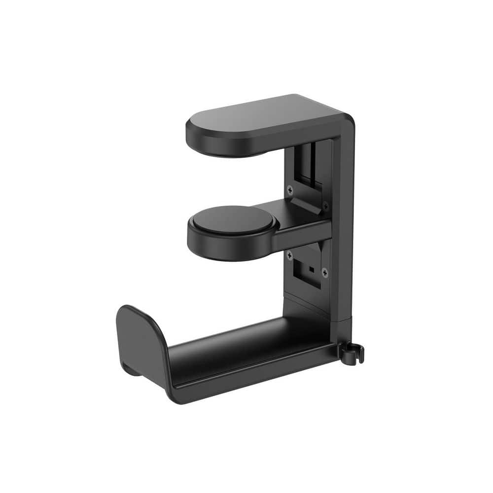 BIBIVIS Rotating Headphone Stand, Adjustable Clamp-on Headphone Holder ...