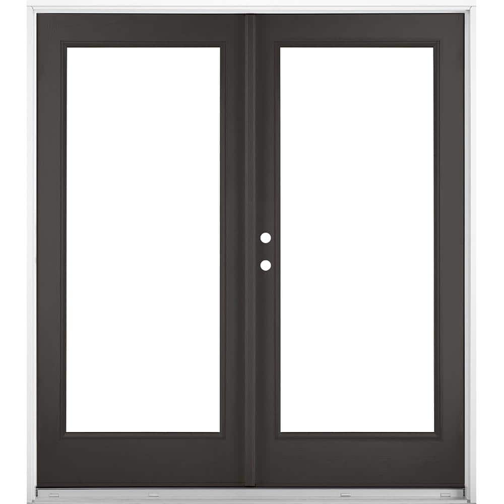 Have a question about MP Doors 60 in. x 80 in. Black Right-Hand Inswing ...