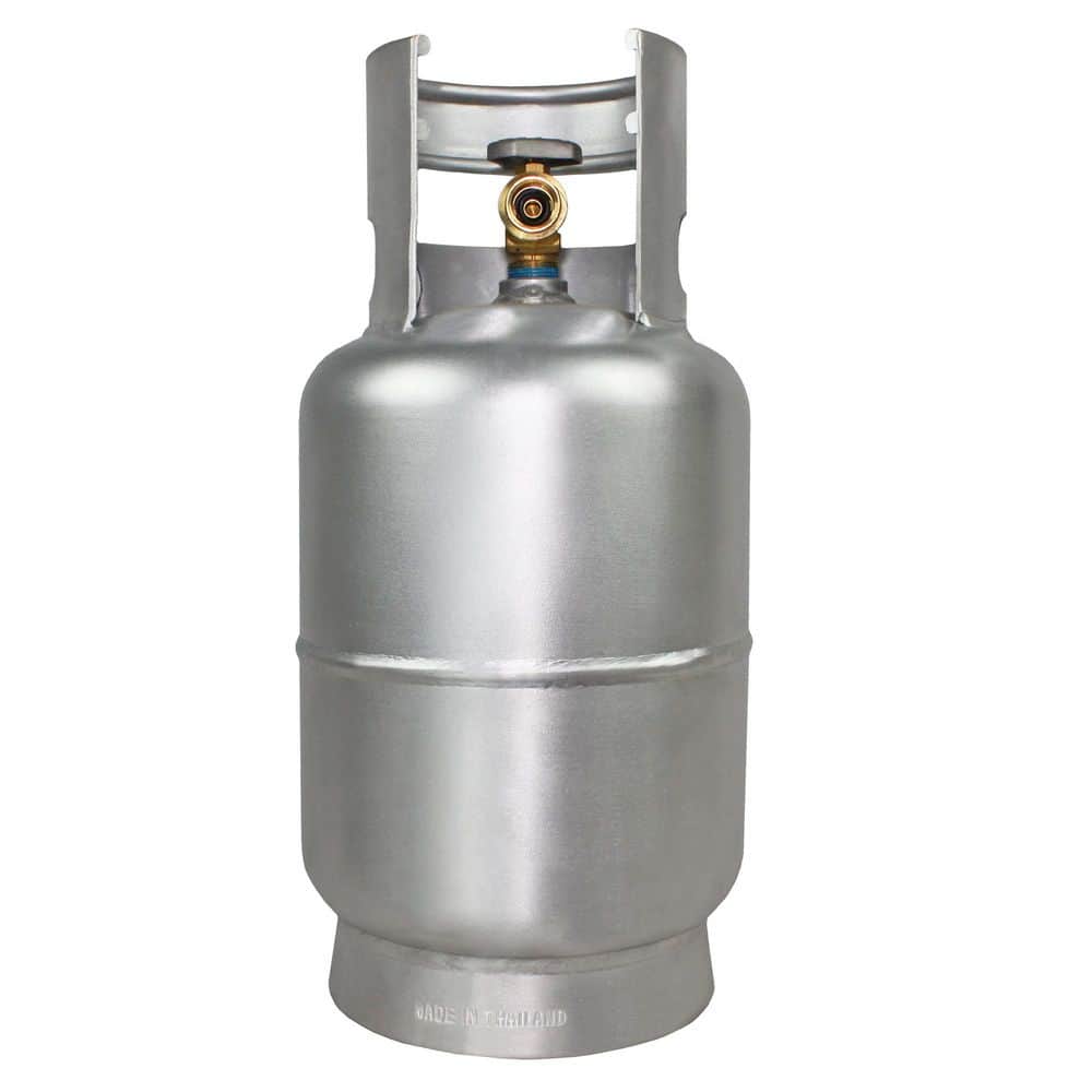 Flame King 10 lb. Aluminum Lightweight Propane Tank Cylinder with ...