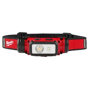 Milwaukee 600 Lumens LED REDLITHIUM Hard Hat Headlamp (2-Pack) 2163-21 ...
