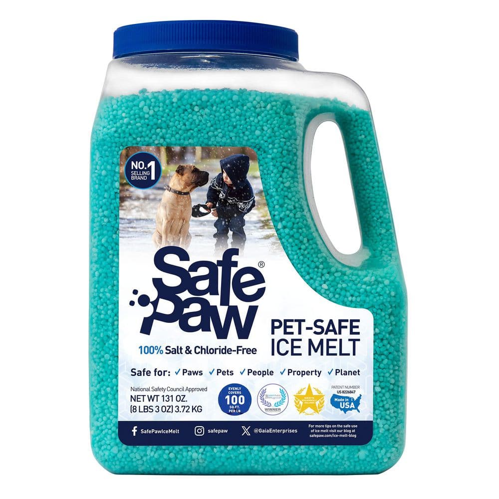 Safe Paw 8 lb. 3 oz. Coated Non-Salt Ice Melt 41818 - The Home Depot