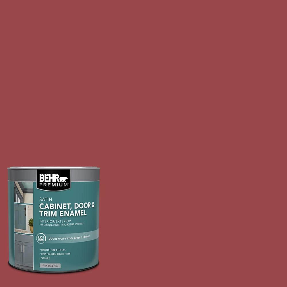 Reviews for BEHR PREMIUM 1 qt. #150D-7 Regal Red Satin Enamel Interior ...