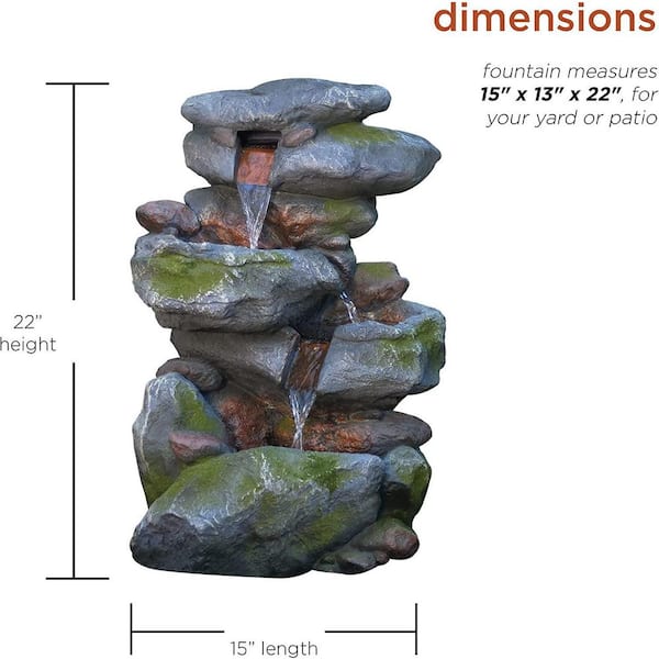 Home Depot Fiberglass Waterfalls