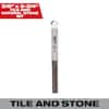 Milwaukee 3/8 in. Carbide Tipped Drill Bit for Drilling Natural Stone ...