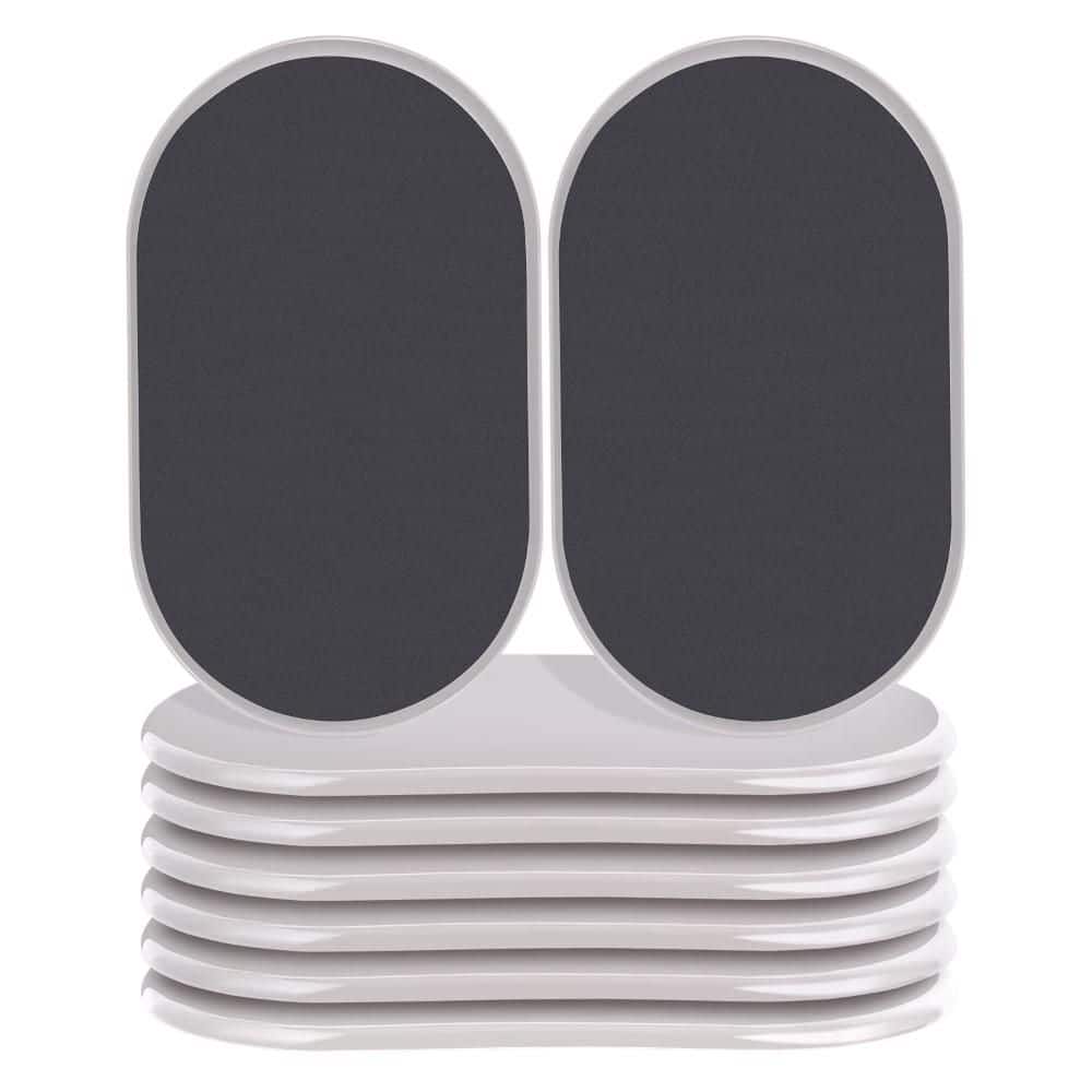 8-Pack Reusable EVA Foam and PE Plastic Furniture Sliders for Carpet ...