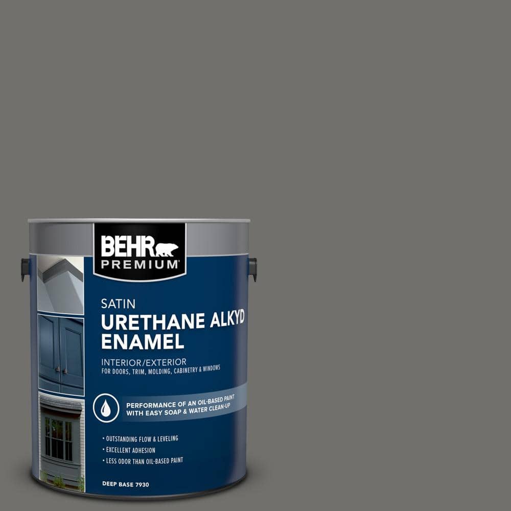 BEHR PREMIUM 1 gal. #PPU24-05 Ancestral Urethane Alkyd Satin Enamel ...
