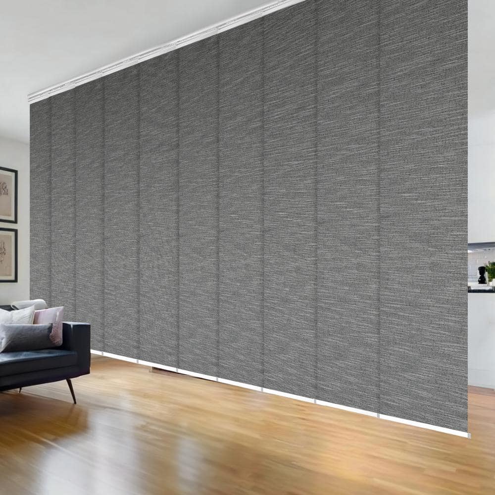 EMOH Heather 120 in. - 218 in. W x 116 in. L Adjustable 10-Panel in ...