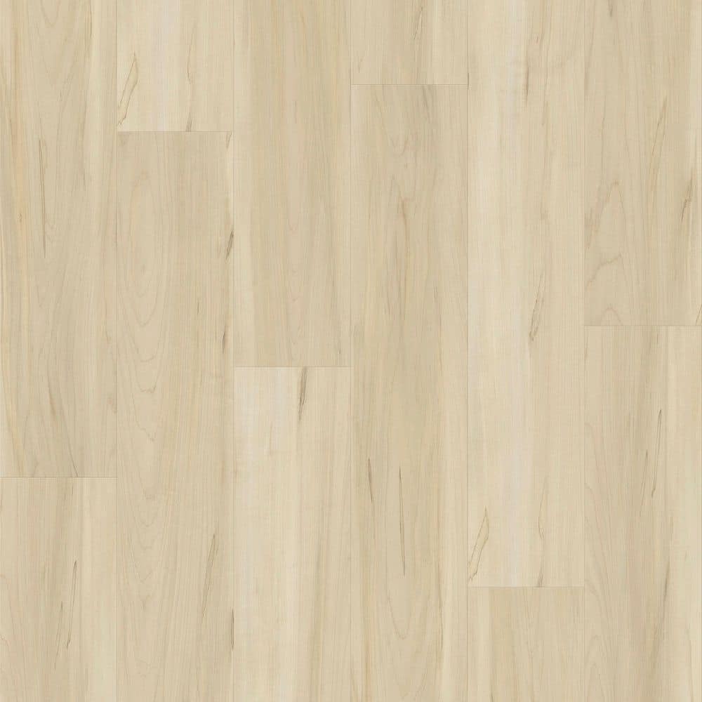 Proteco Creek Maple 22 MIL x 9 in. W x 60 in L. Click Lock Waterproof ...
