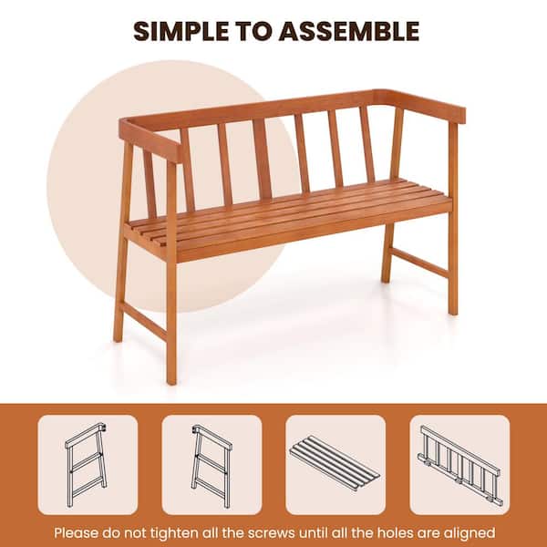 Kmart timber bench seat store
