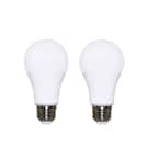 60W Equivalent Warm White (2700K) A19 Dimmable LED Light Bulb (2-Pack ...