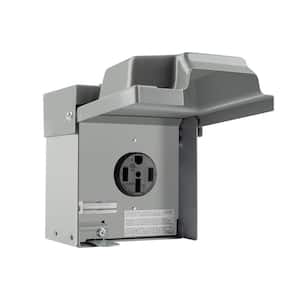 VEVOR RV Power Outlet Box Indoor/Outdoor 50 Amp 125-Volt/250-Volt ...