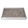 Transolid Pre-Tiled 60 in. L x 36 in. W Alcove Shower Pan Base with ...