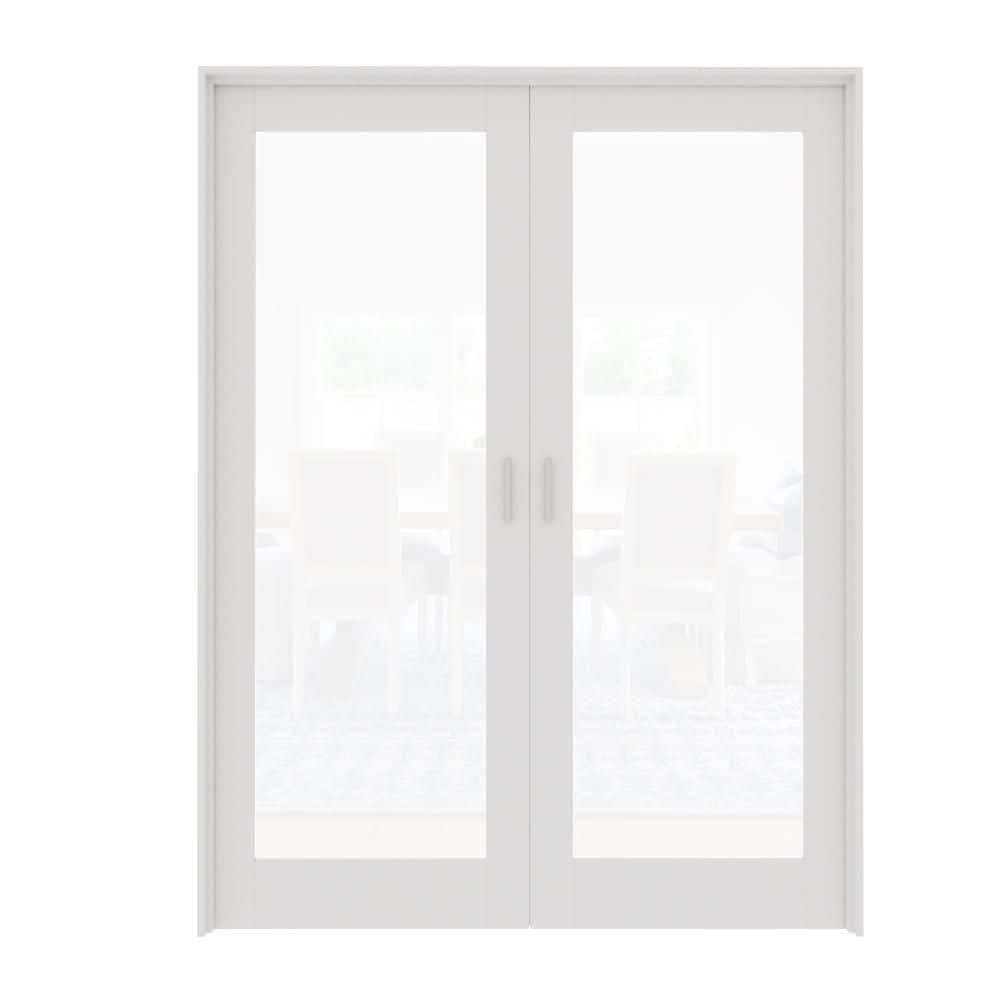 Have a question about ARK DESIGN 56 in. x 80 in. 1/2-Lite Clear Glass ...