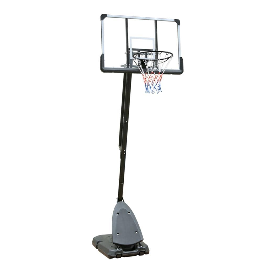 Sudzendf 44 in. Backboard Portable Basketball Goal System with Stable ...