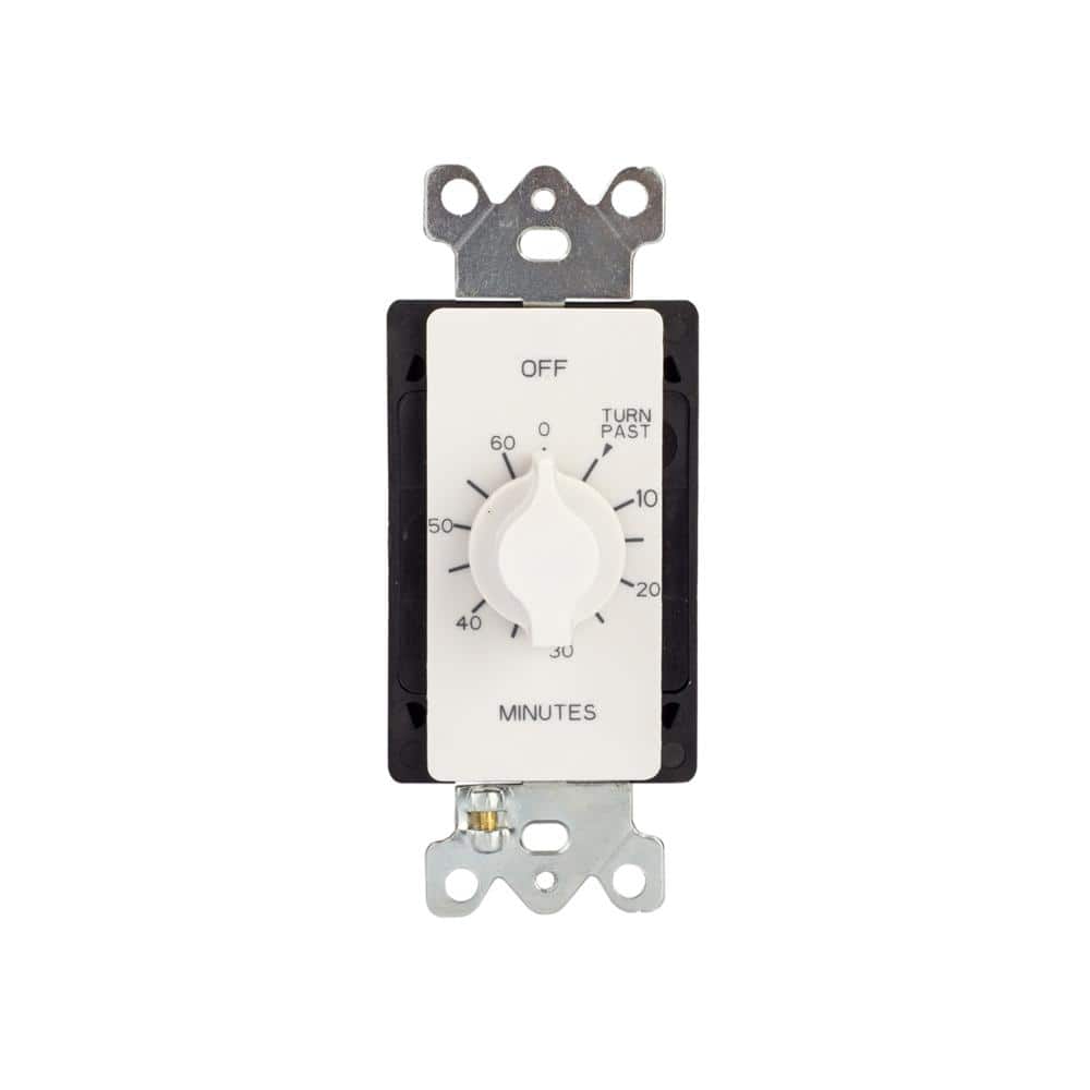TORK 60-Minute Spring Wound Timer with Wall Plate RFD60M - The Home Depot