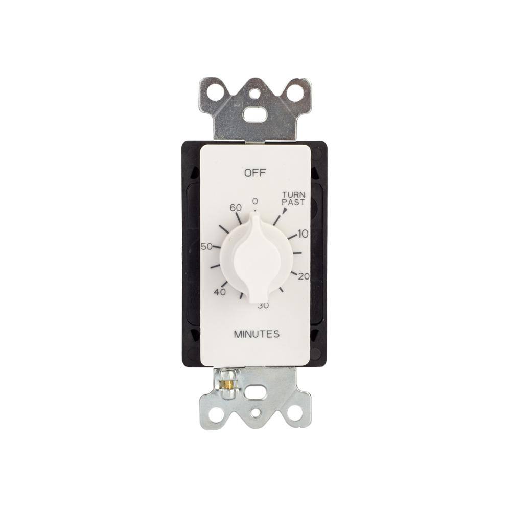 TORK 60-Minute Spring Wound Timer with Wall Plate RFD60M - The Home Depot