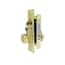 Premier Lock Brass Mortise Entry Right Hand Lock Set with 2.5 in ...