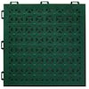 Greatmats StayLock Perforated Green 12 in. x 12 in. x 0.56 in. PVC ...