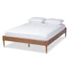 Baxton Studio Cielle Ash Walnut King Platform Bed 161-10198-HD - The ...