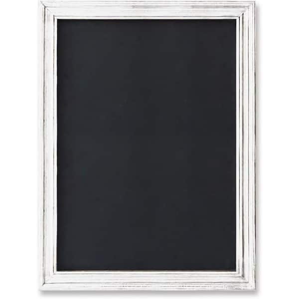 16 in. x 20 in. Wood Framed Magnetic Chalkboard Sign Wall Hanging ...