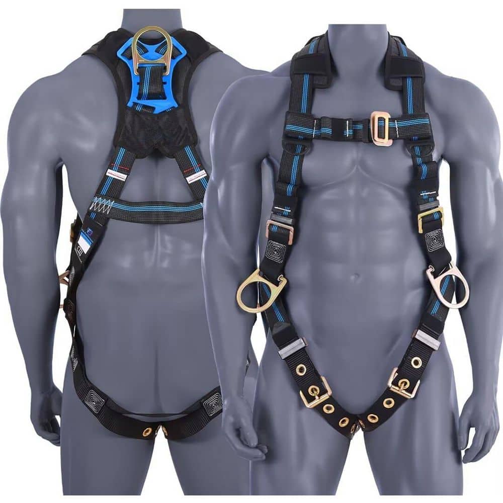 KIWDZFU XL/2XL Fall Protection Safety Harness Kit OSHA ANSI Compliant ...