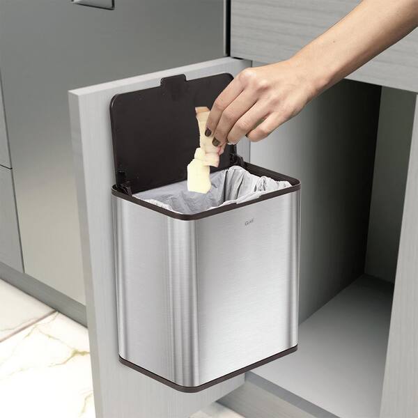 Glad Compost Bags Glad Compost Bin For Kitchen, 1.5 Gallon | Plastic ...