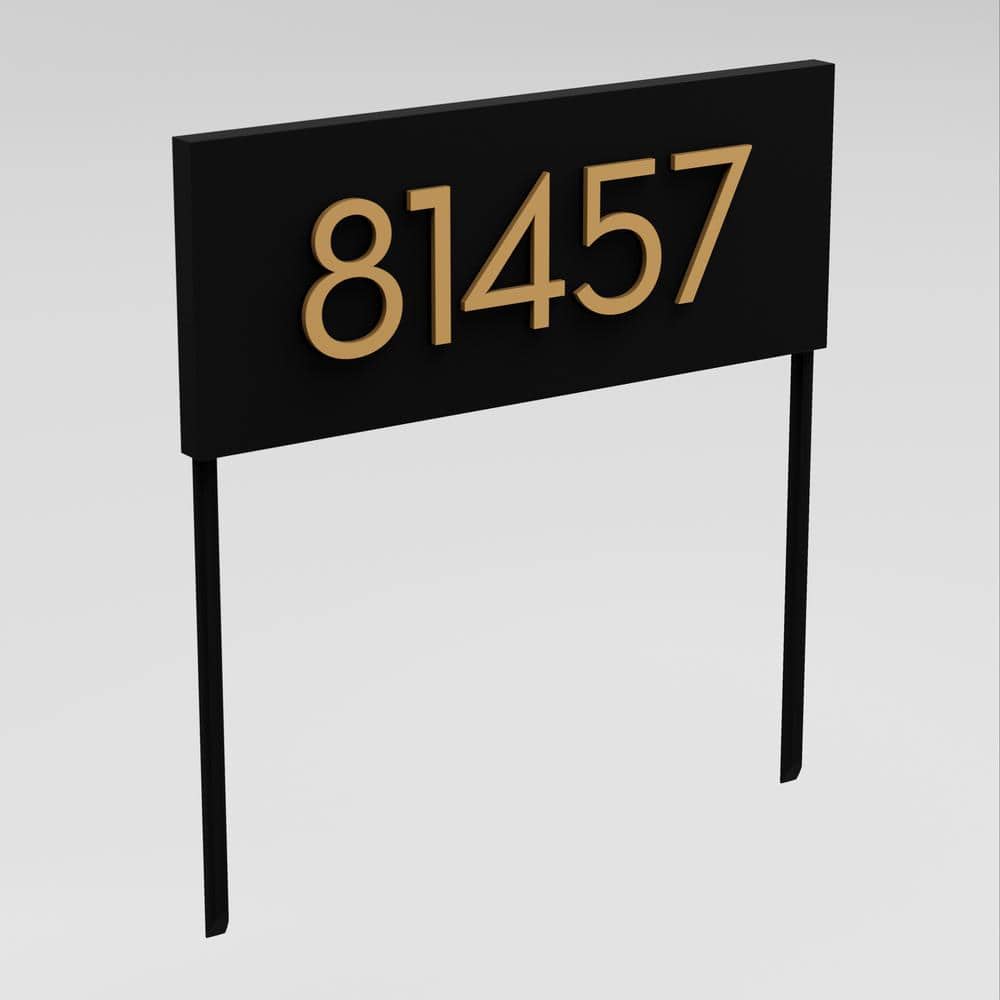 Reviews for POST & PORCH Hi Neighbor Rectangle Address Yard Sign | Pg 1 ...