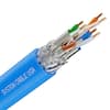 Syston Cable Technology 250 ft. Blue CAT8 CMR 22 AWG Ethernet Bulk Raw Cable 2GHz 40GB ...