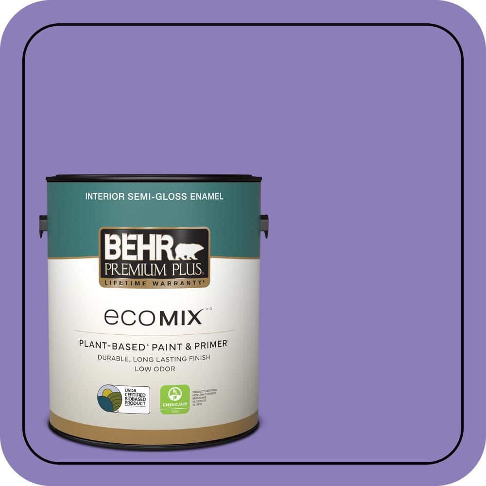 BEHR PREMIUM PLUS 1 gal. #P560-5 Unimaginable Semi-Gloss Enamel EcoMix ...