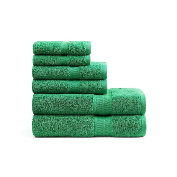 Kelly Green Bath Towels