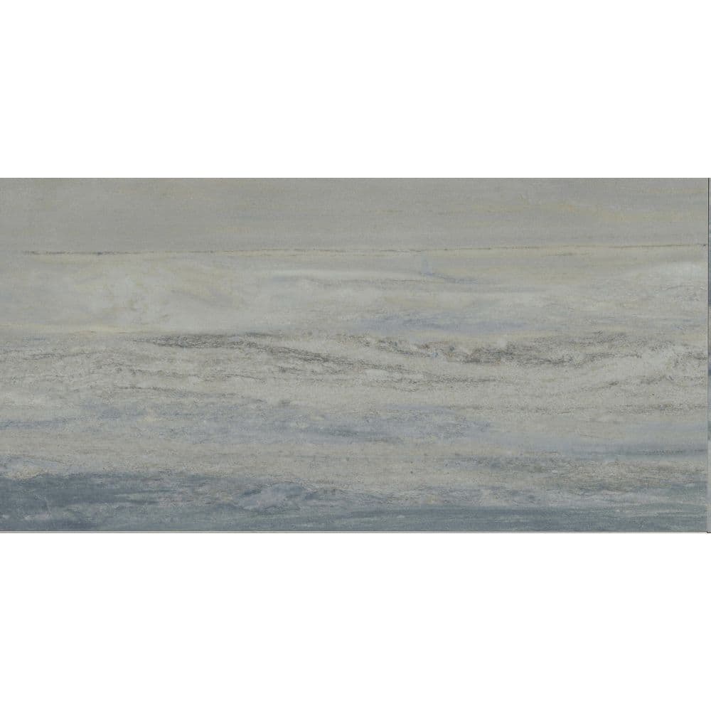 EMSER TILE Kudos Indigo 11.81 in. x 23.62 in. Matte Porcelain Floor and ...