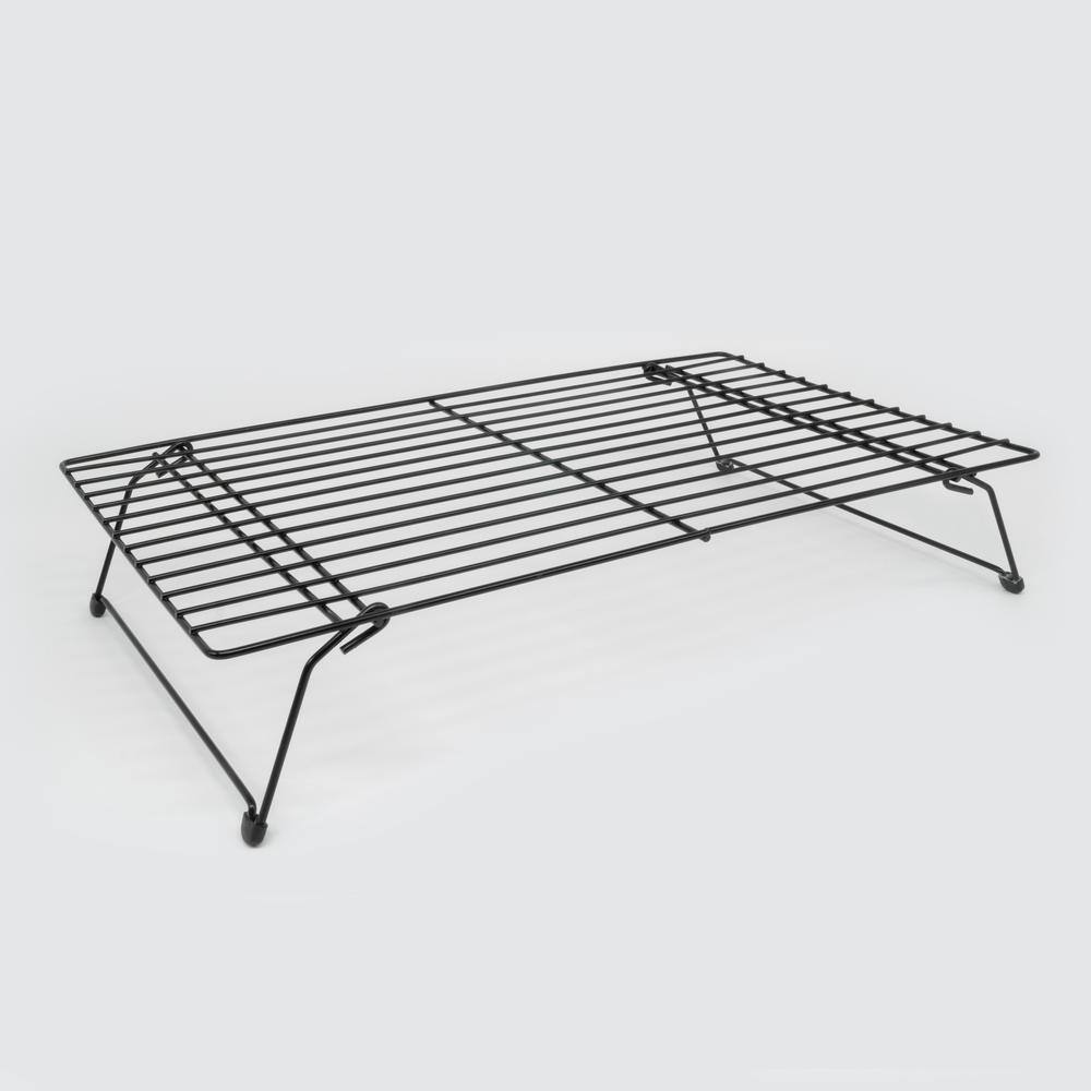 ExcelSteel Steel Foldable Cooling Racks with Non-Slip Feet 15.75 in. x ...