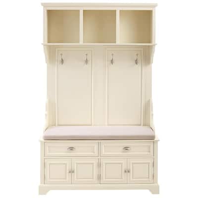 Home Decorators Collection Sadie Ivory Hall Tree 9856100440