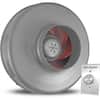 Vortex Powerfan 6 in. 497 CFM Inline Fan with Vari-Speed Kit VTX600-A ...