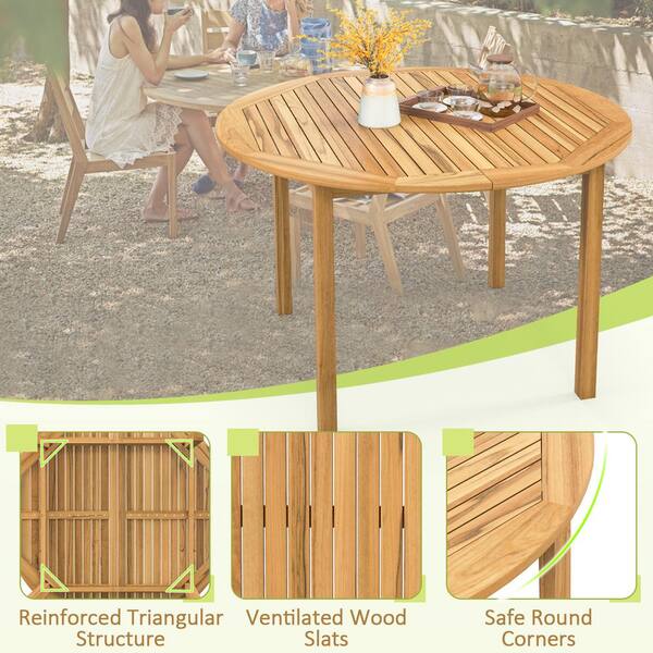 4 person round outdoor dining table store