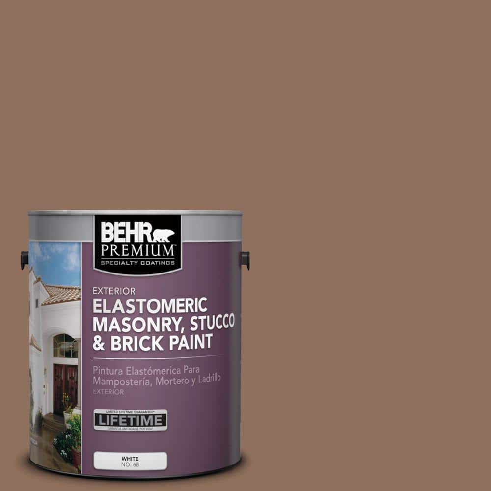 BEHR PREMIUM 1 gal. #N240-6 Wild Mustang Elastomeric Masonry, Stucco ...