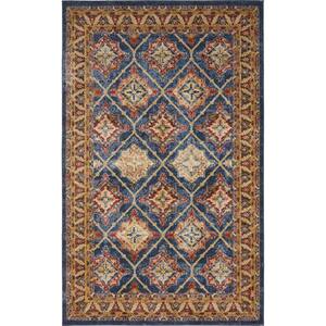 Unique Loom Voyage St. Louis Light Blue 4' 0 x 6' 0 Area Rug 3132930 ...
