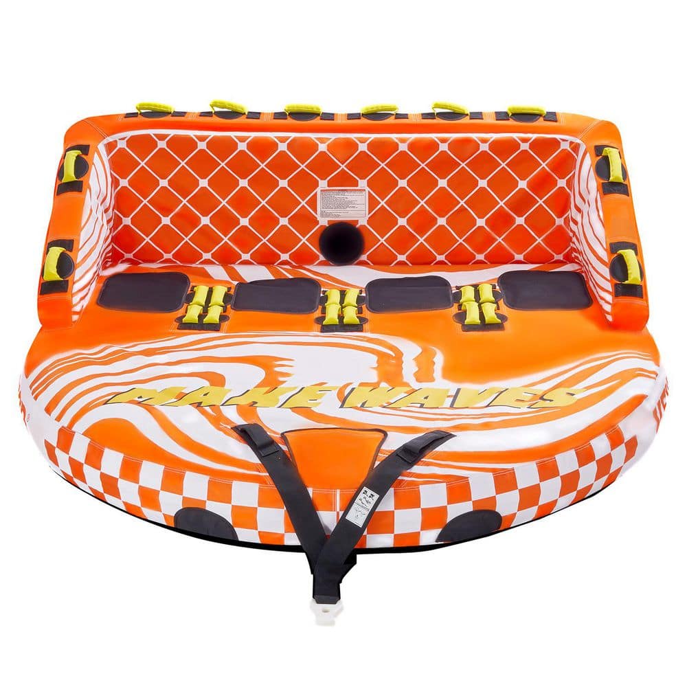 SVOPES Towable Tube for Boating, 1-4 Riders Inflatable Boat Tube, 680 ...