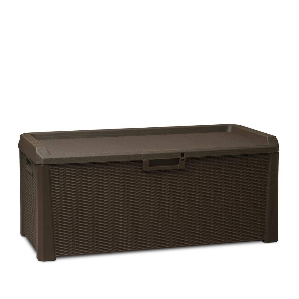 TOOMAX 145 Gal. 58 in. x 28 in. Brown Santorini Plus Deck Outdoor ...