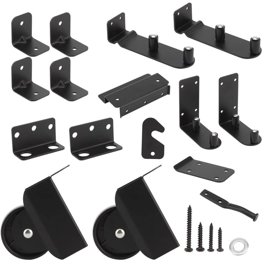 Afoxsos Heavy Duty Sliding Gate Kit Accessory Adjustable Gate Corner ...