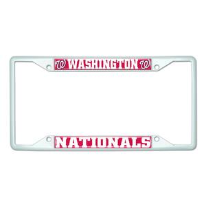 FANMATS Universal Fit MLB - Washington Nationals License Plate Frame ...